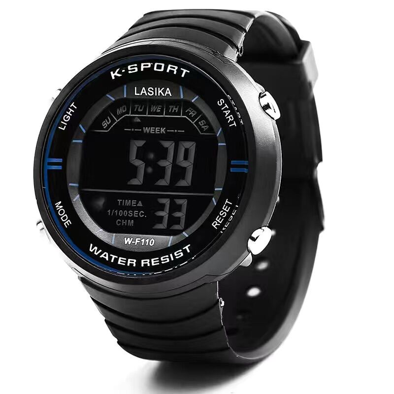 Original LASIKA LED Sports 100% waterproof Digital watch W-F110 | Lazada PH