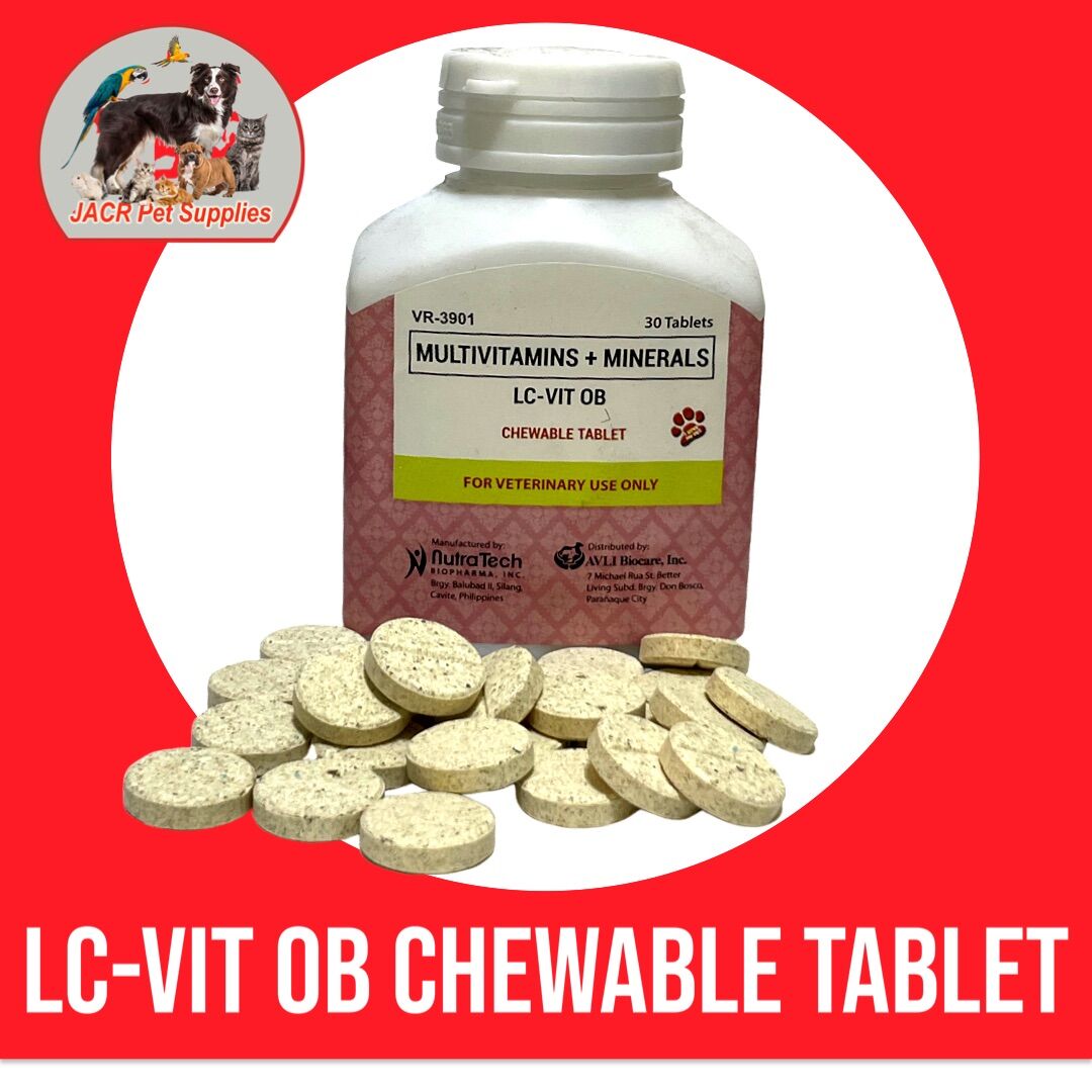 LC-VIT OB for dogs 30 tablets | Lazada PH