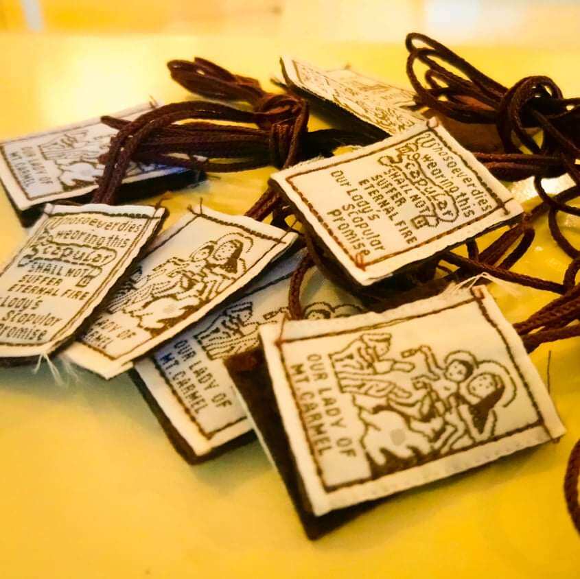 Brown Scapular - Carmelite Scapular (Wool Cloth) | Lazada PH