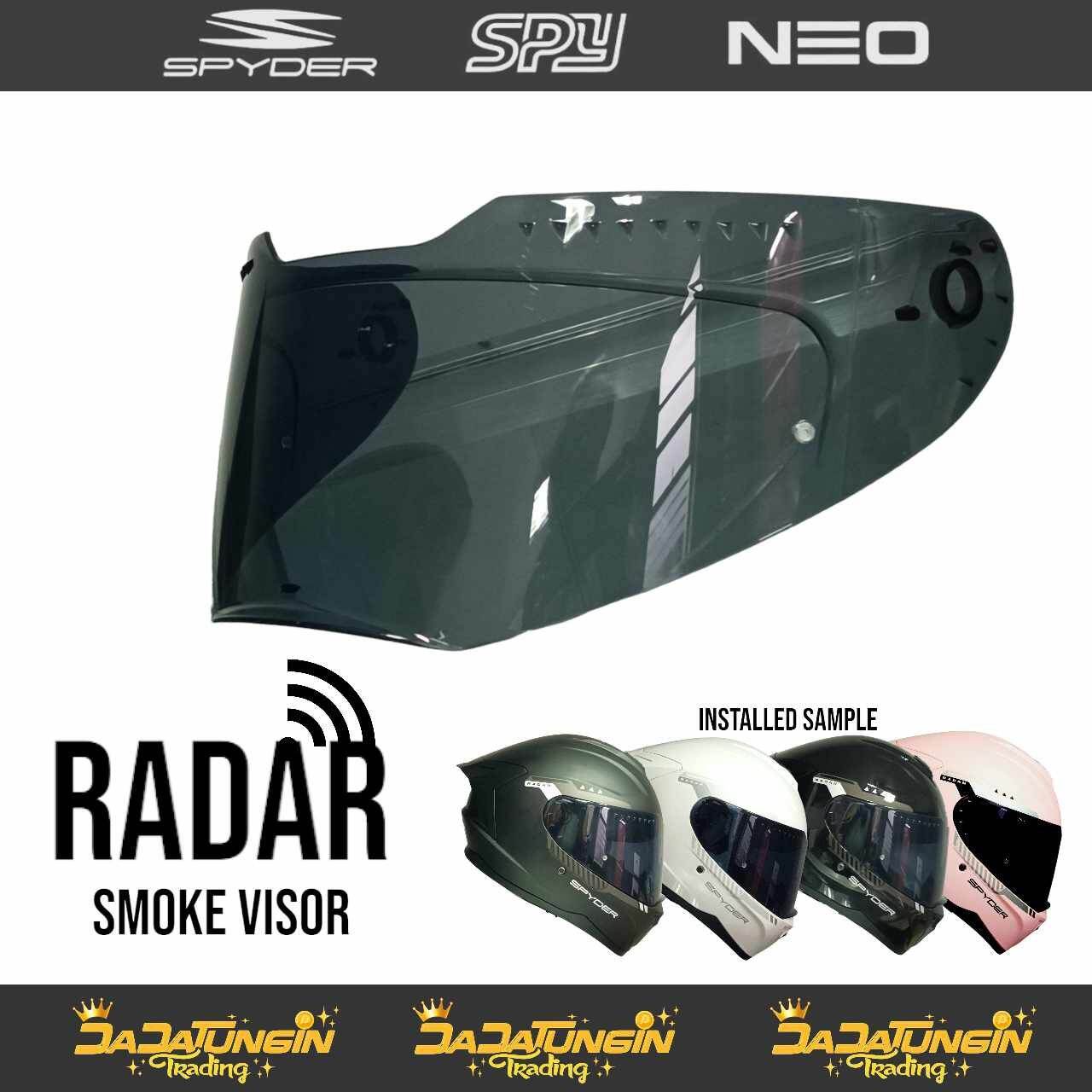 SPYDER Smoke Visor for Spyder Radar Helmet | Lazada PH