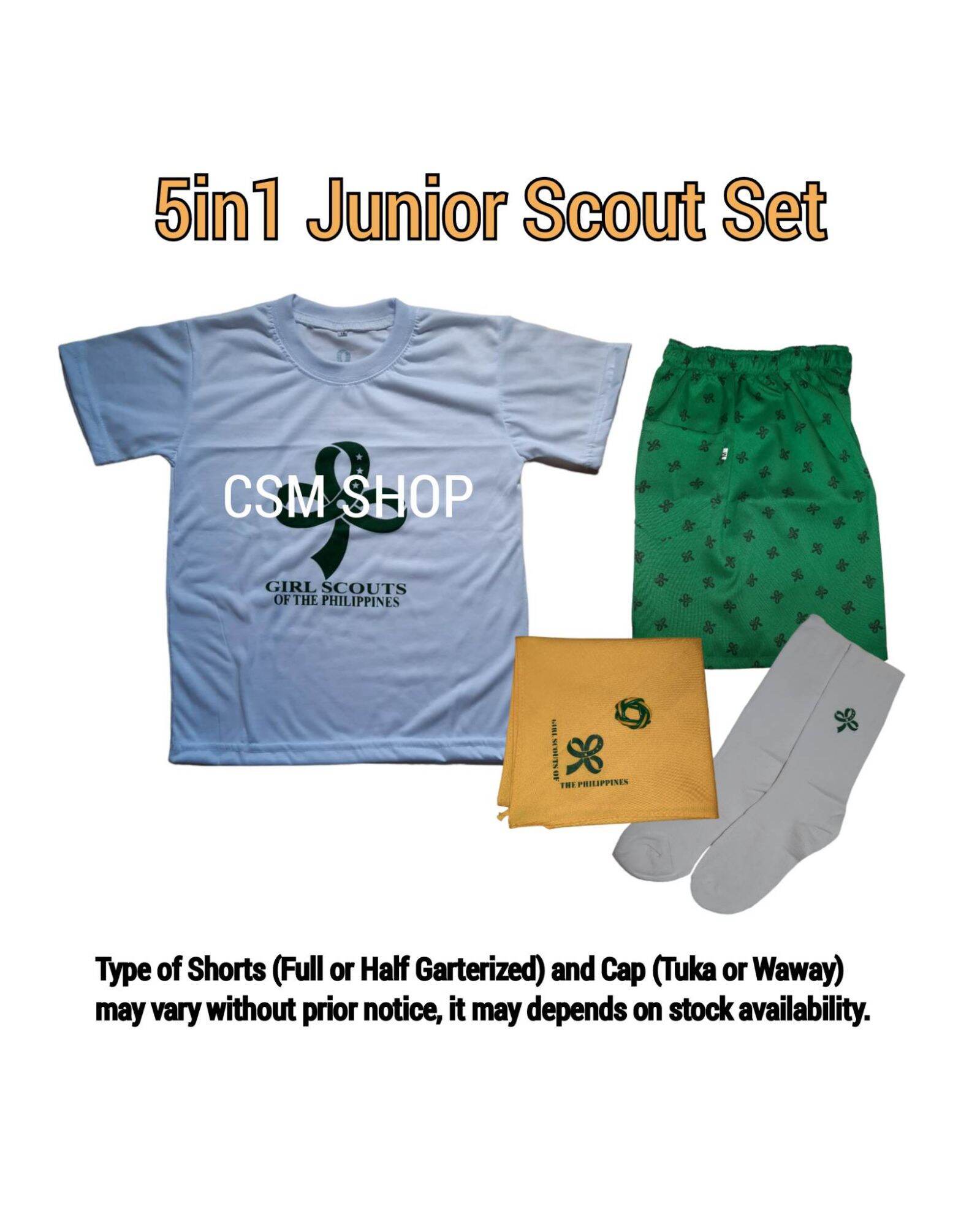G S P Uniform for Girls (Girl Scout Uniform) - 5in1 SET | Lazada PH