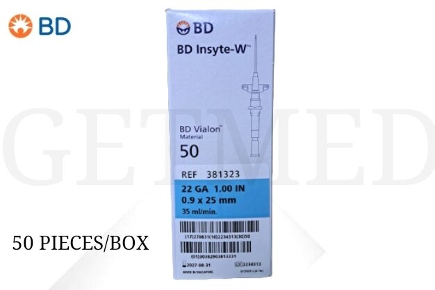 BD INSYTE WITH WINGS G22 IV CATHETER (50 PCS/BOX) | Lazada PH