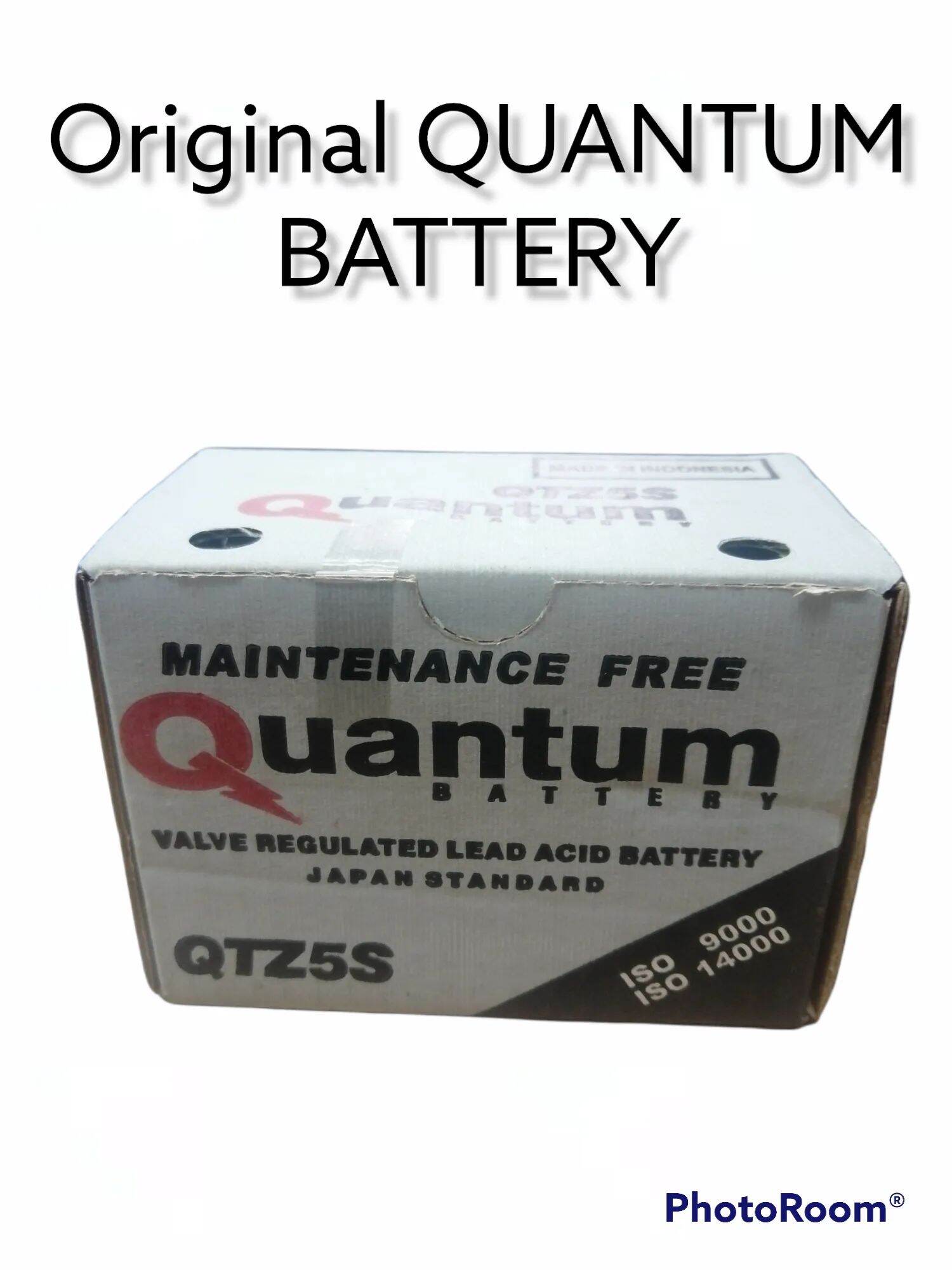 Battery 5L QUANTUM Brand Original QTZ5S for Motorcycle Maintenance Free ...