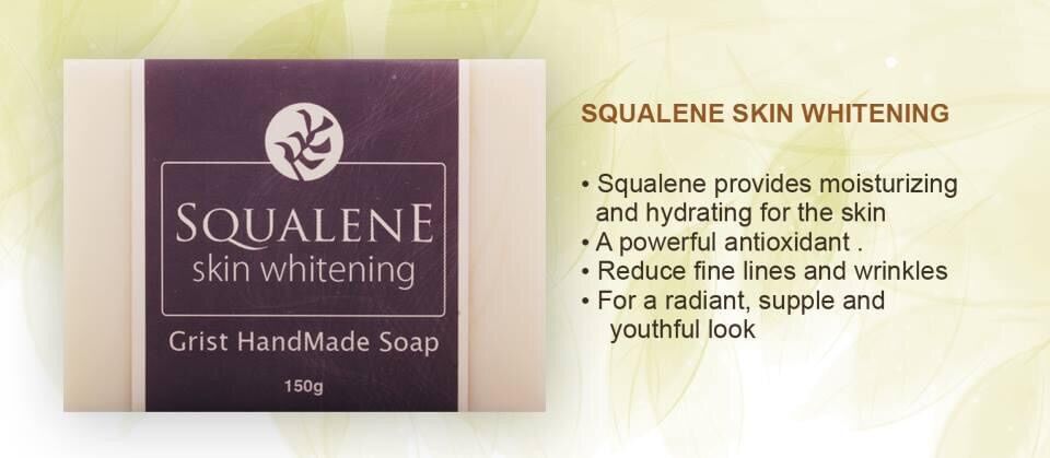 Squalene skin whitening all natural handmade bath soap 150g | Lazada PH