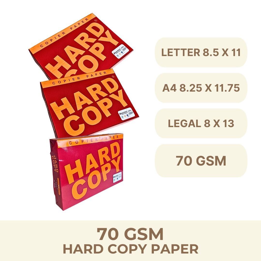 Hard Copy Bond Paper A4 70gsm, 80gsm Advance Copy Paper | Lazada PH
