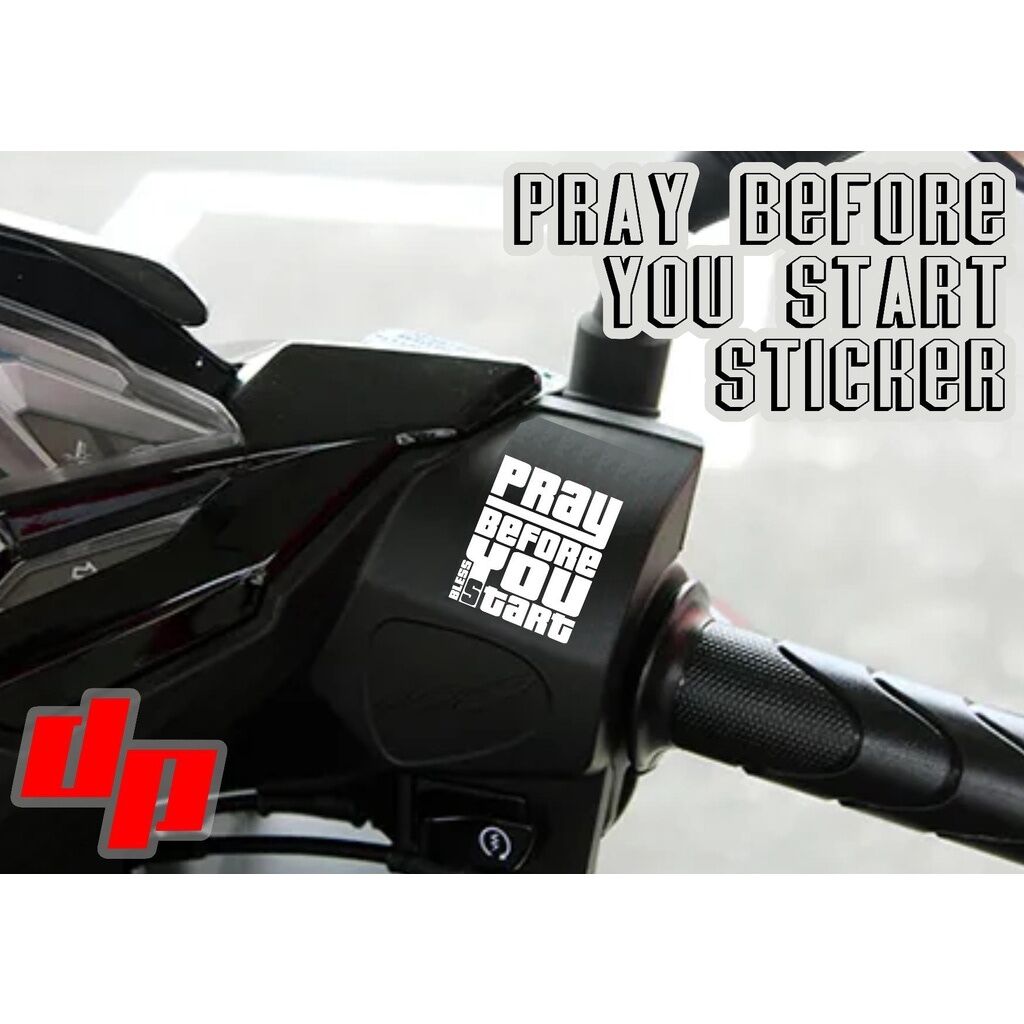 Pray before you start sticker | Lazada PH