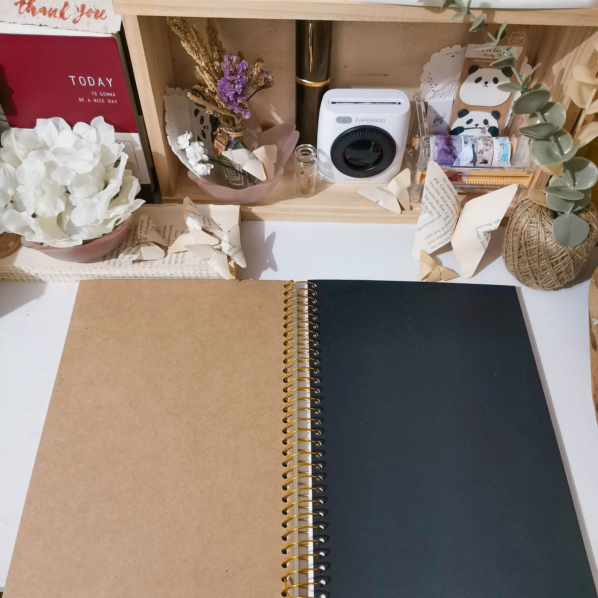 [Boxocraftph] B5 (7x10") 150 Sheets Large Hardcover Gold Spiral ...