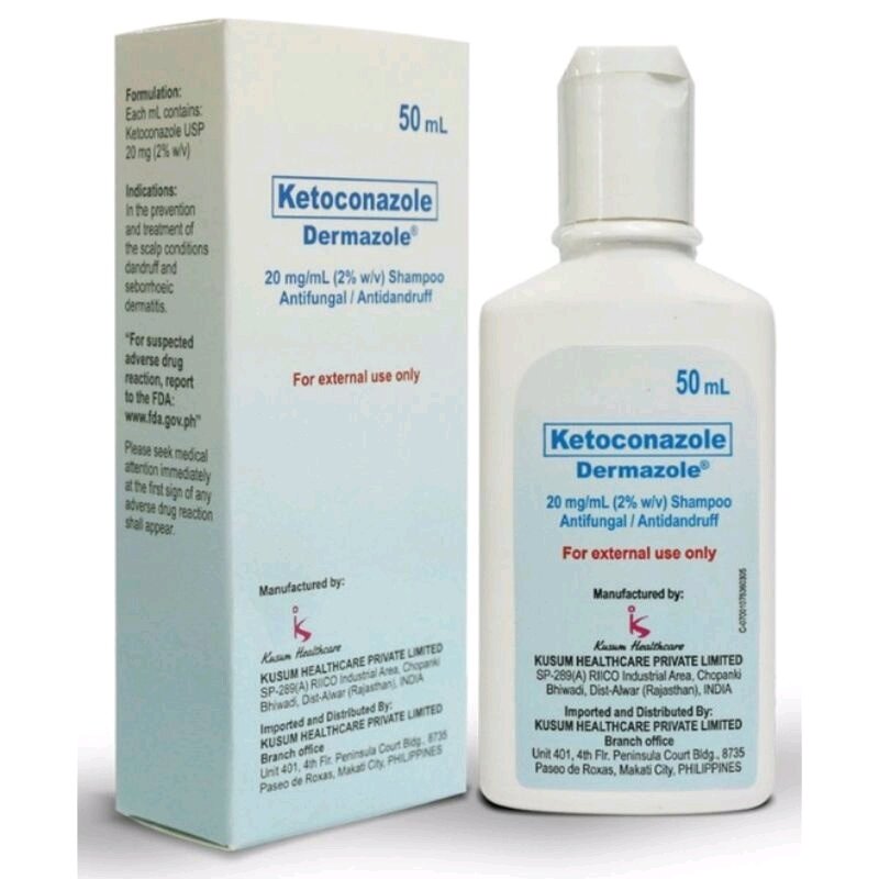 DERMAZOLE ANTIDANDRUFF SHAMPOO 50ML | Lazada PH