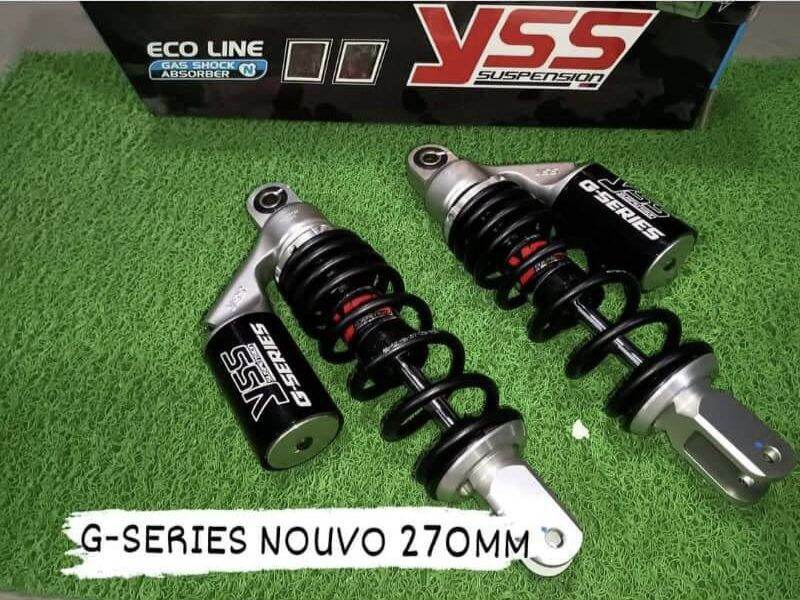 YSS ECO LINE G-SERIES 270MM SHOCK ABSORBER NOUVO/AEROX V1 V2/NMAX V2 ...
