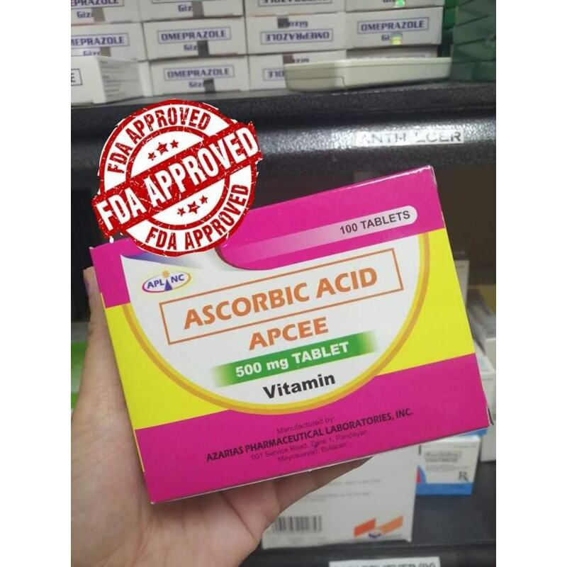 ASCORBIC ACID 500mg APCEE 100 TABLETS PER BOX | Lazada PH