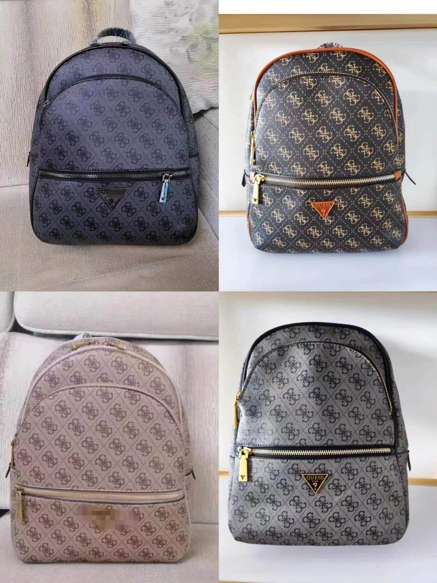 G UESS MONOGRAM BACKPACK (MALL QUALITY) | Lazada PH