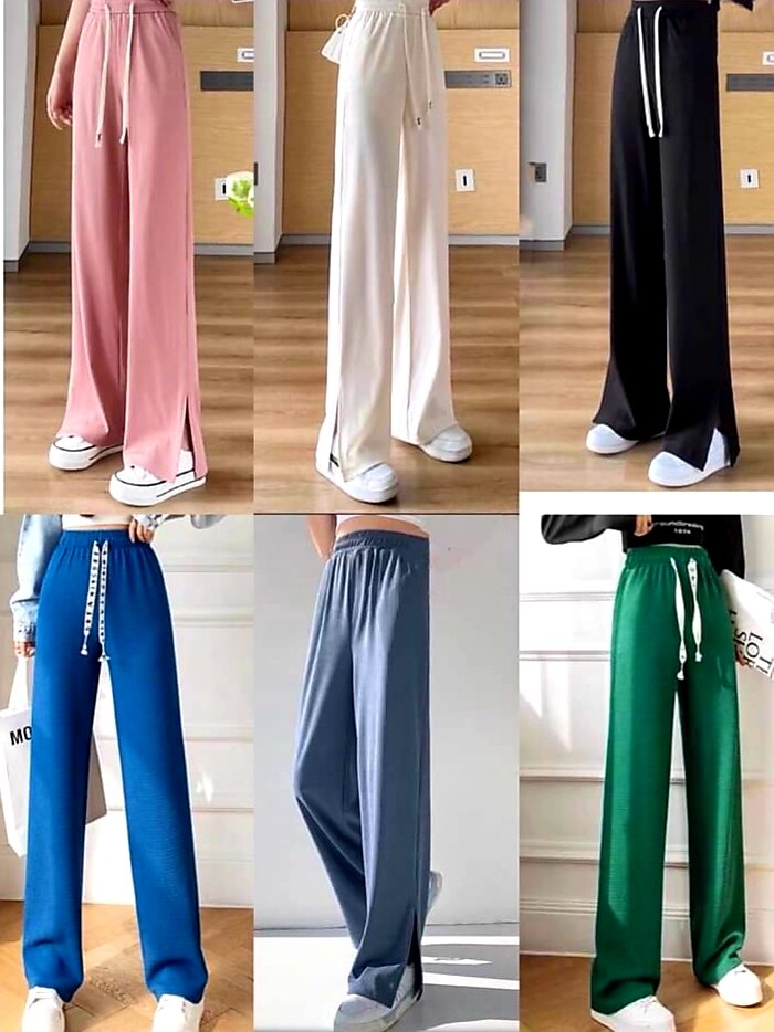 Squarepants With Slit/Latest Trend/GurlFashion | Lazada PH