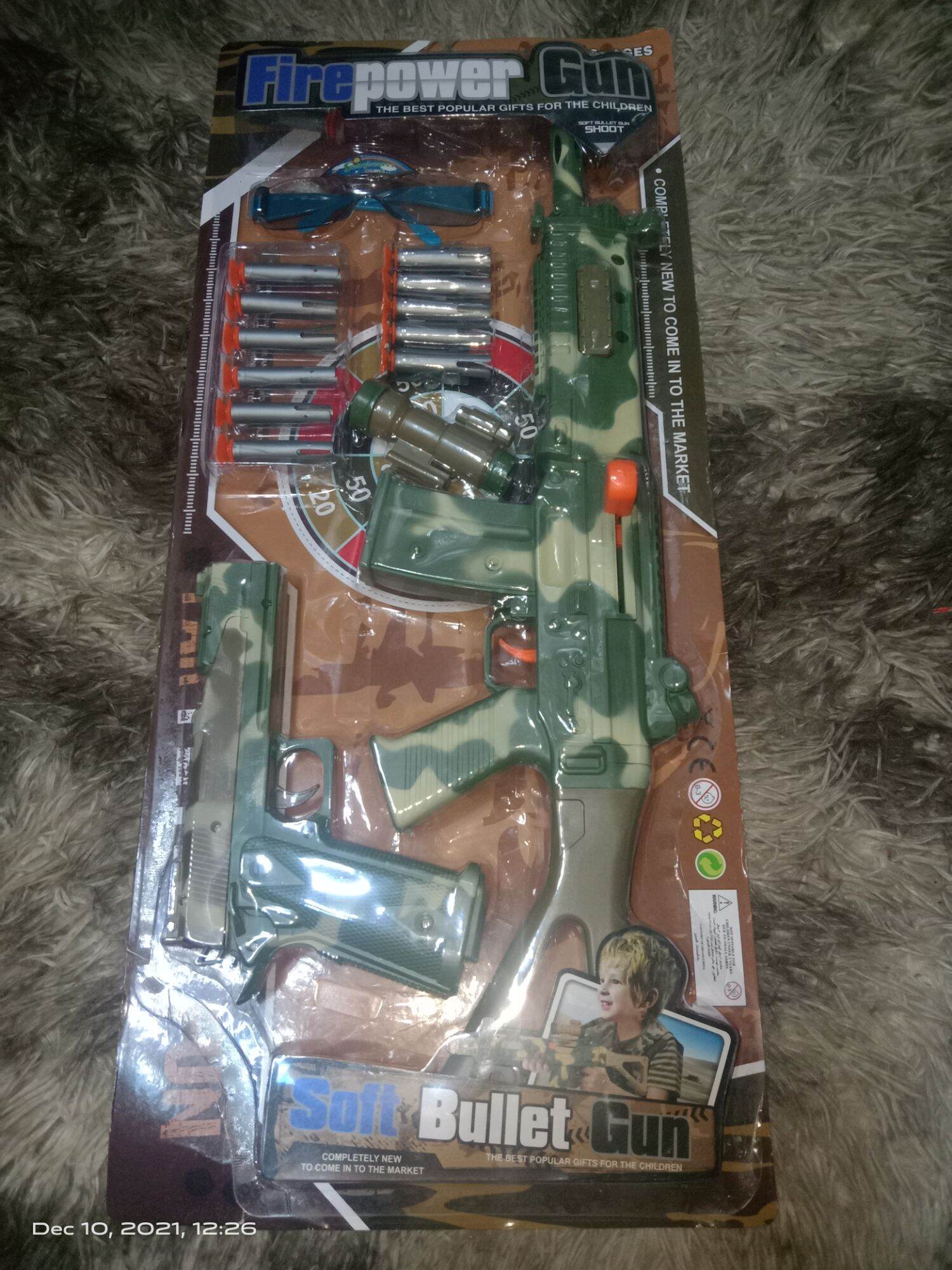 FIRE POWER GUN SOFT BULLET GUN SET TOYS FOR KIDS/ Fake Gun | Lazada PH