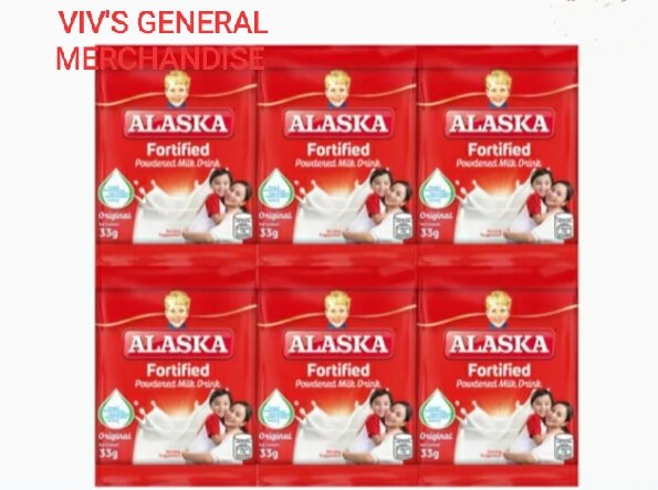 Alaska Fortified Powdered Milk Drink ( 6sx 33g ) | Lazada PH