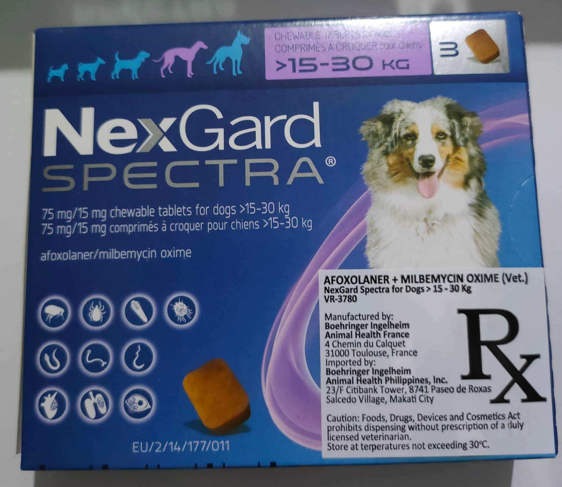 Nexgard Spectra 15kg-30kg (Sold per Tablet) | Lazada PH