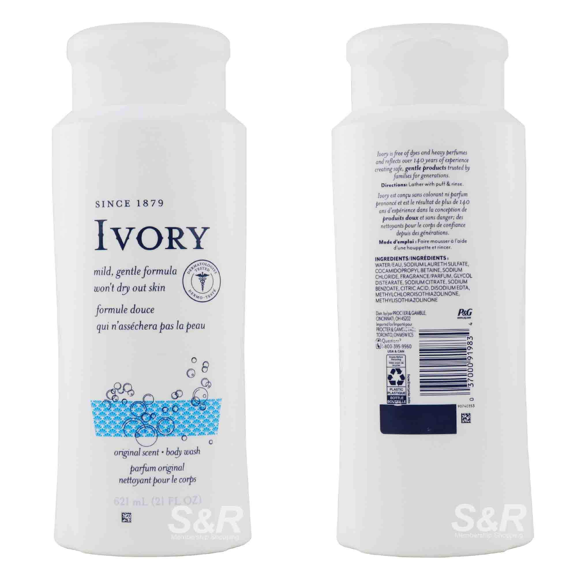 Ivory Original Scented Body Wash 621mL | Lazada PH