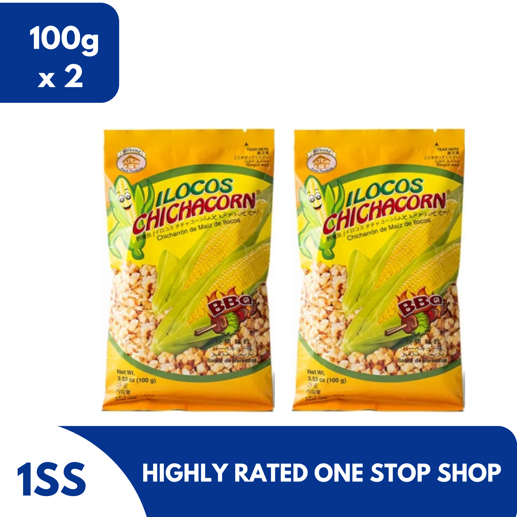 Ilocos Chichacorn BBQ, 100g set of 2 | Lazada PH