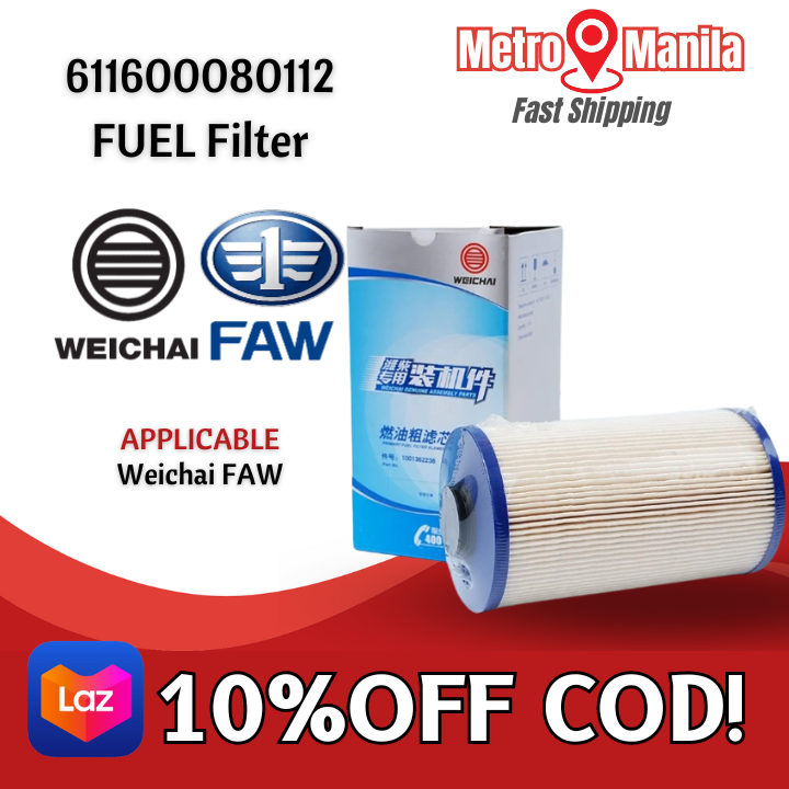 611600080112 Fuel Filter Weichai FAW | Lazada PH