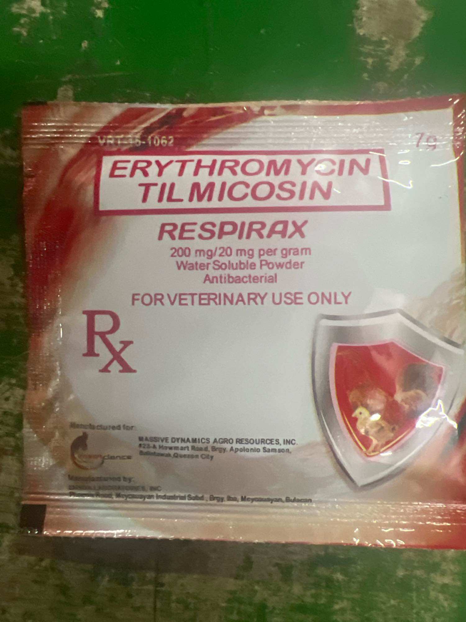 Respirax Soluble Powder antibacterial Sold 7gm sachet | Lazada PH