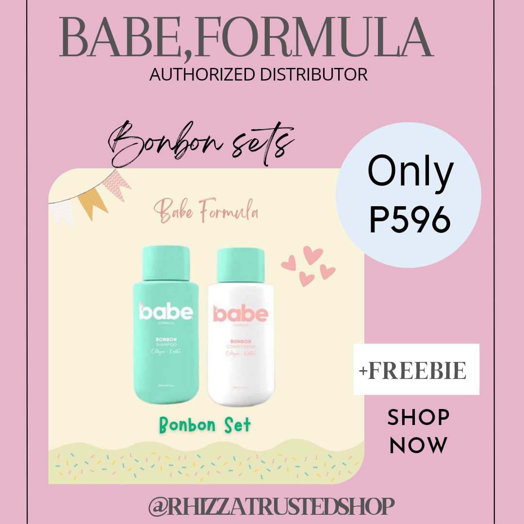 Bonbon Sets shampoo & conditioner Babe Formula | Lazada PH