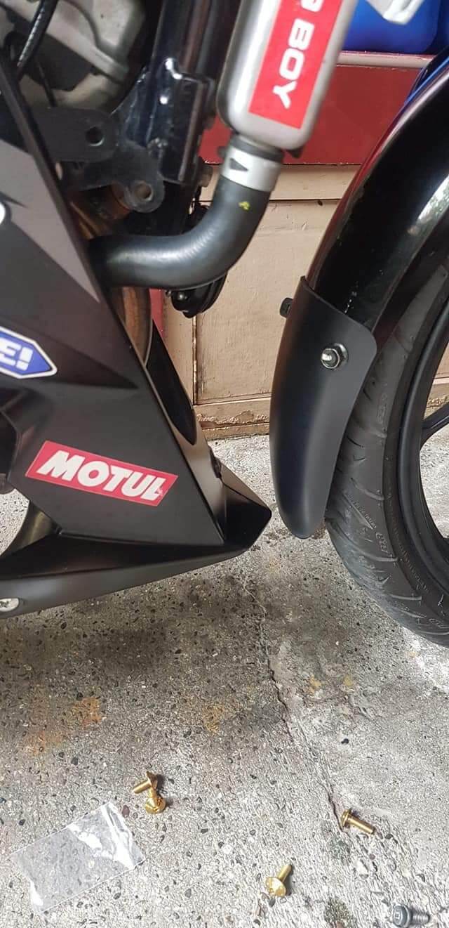 MUDGUARD FRONT FENDER EXTENSION RAIDER 150 | Lazada PH