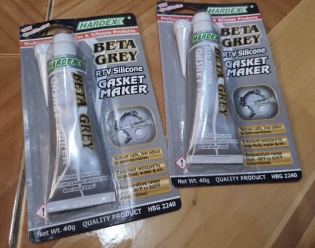 Original Hardex Beta Grey (gray) RTV Silicone Gasket Maker 40g 12pcs ...