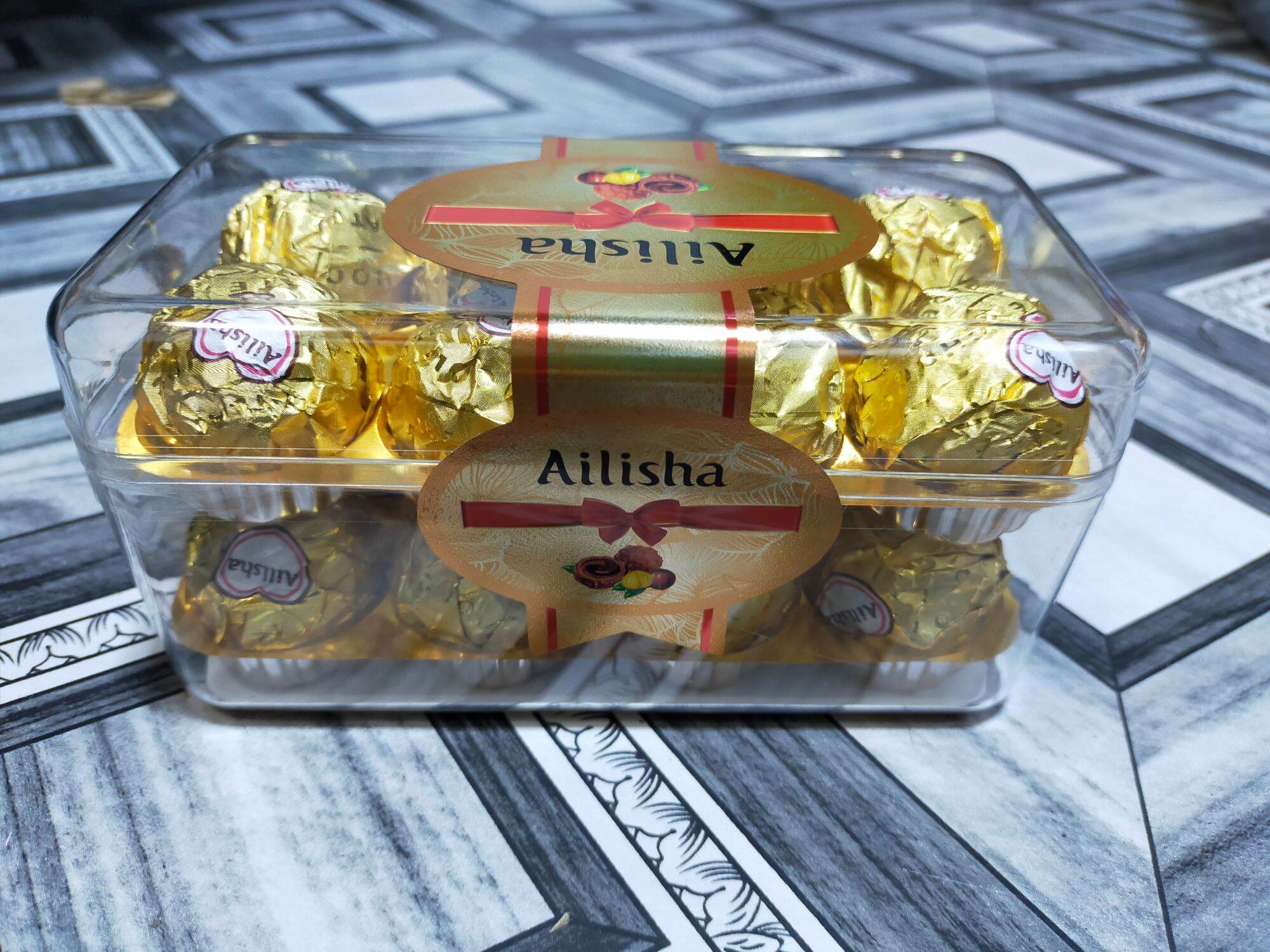 Ailisha Chocolate Wafer Ball Heart / Rose / Box (perfect gift) | Lazada PH