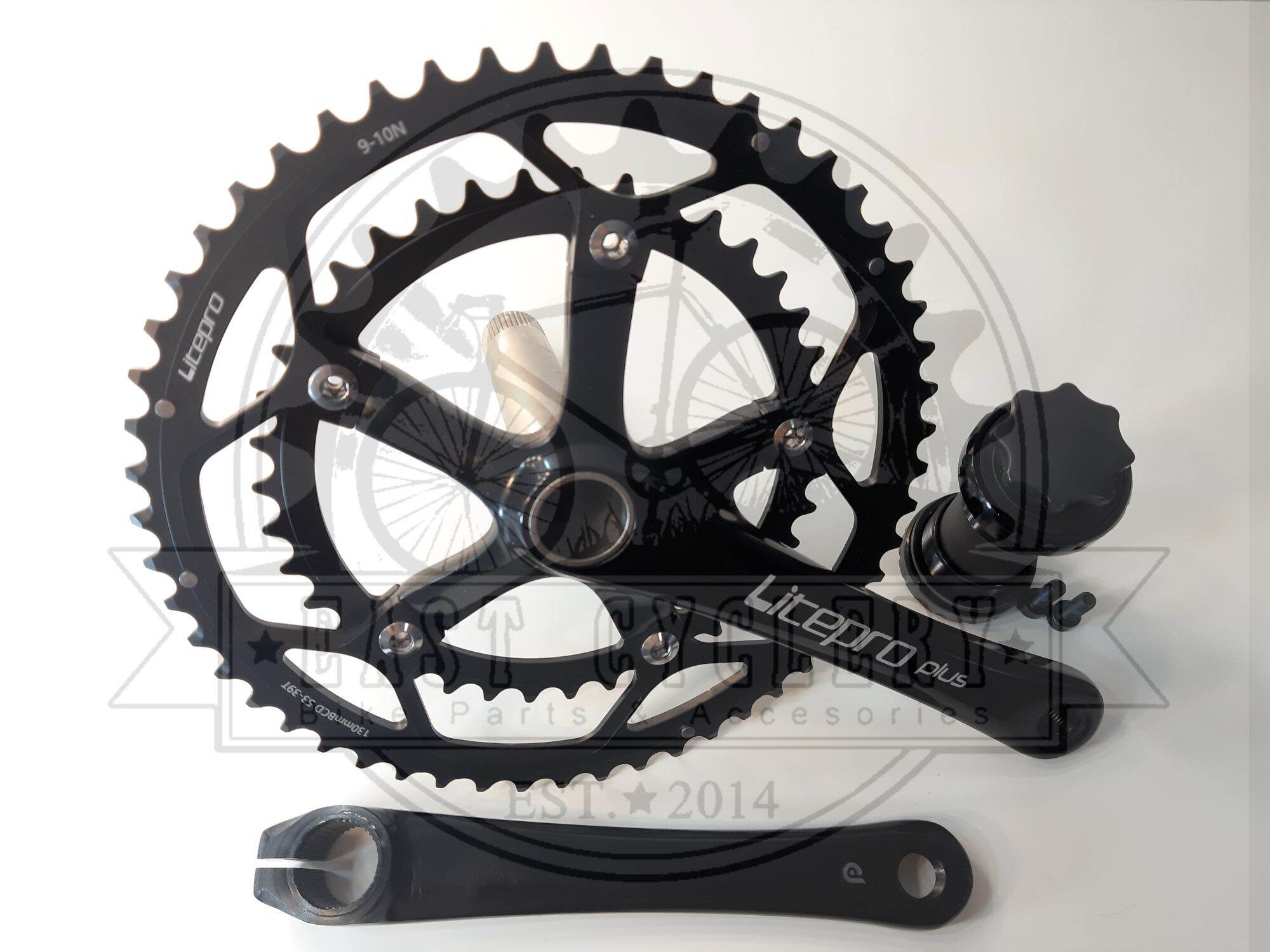 Litepro Plus Spyder and Dual Chainring Crankset Hollowtech