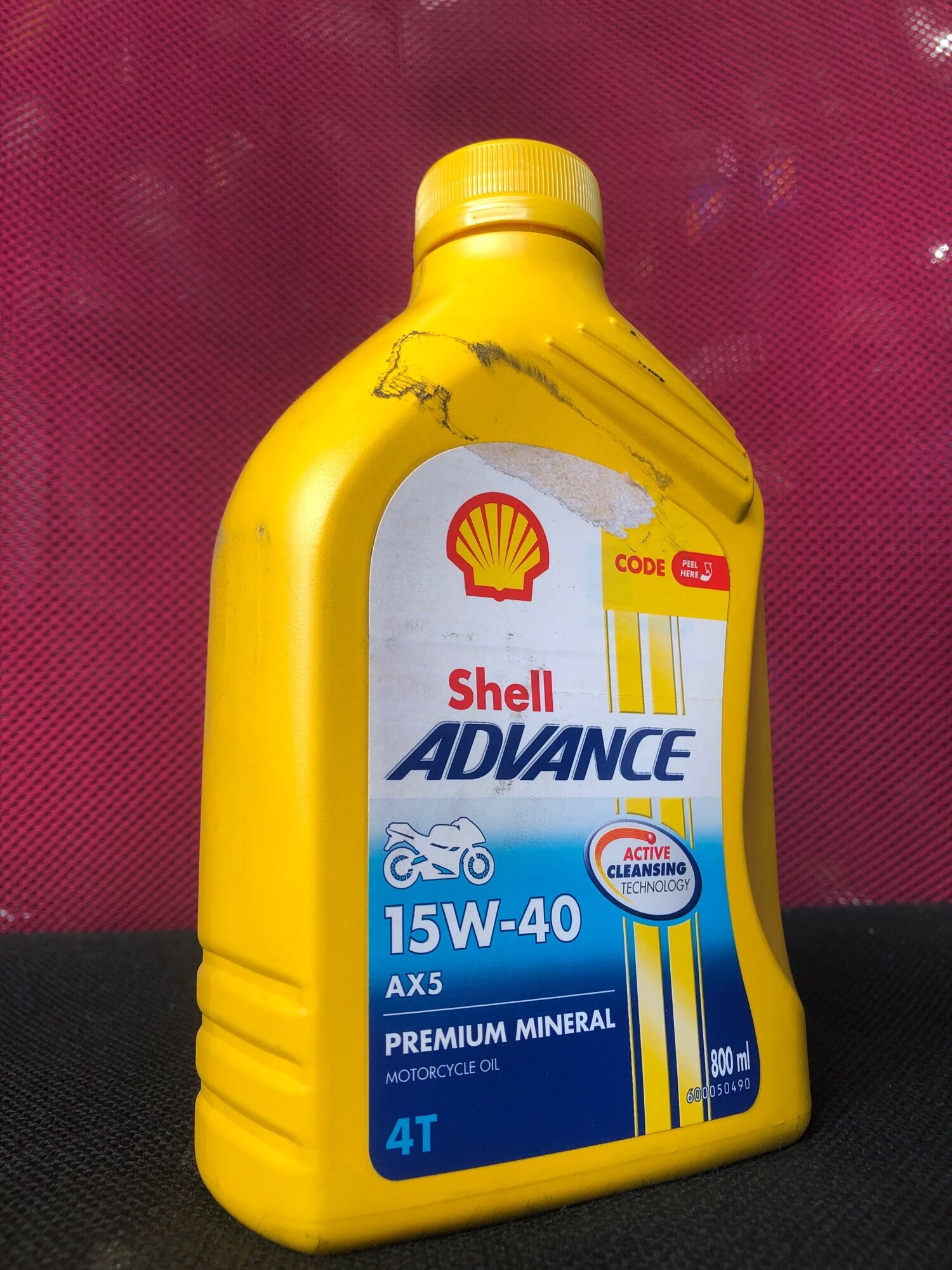 SHELL ADVANCE 15w-40 AX5 PREMIUM MINERAL 800mL | Lazada PH