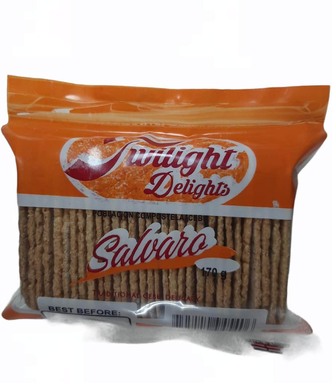 Cebu Twilight Delights SALVARO (healthy thin snack) in 170grams per ...