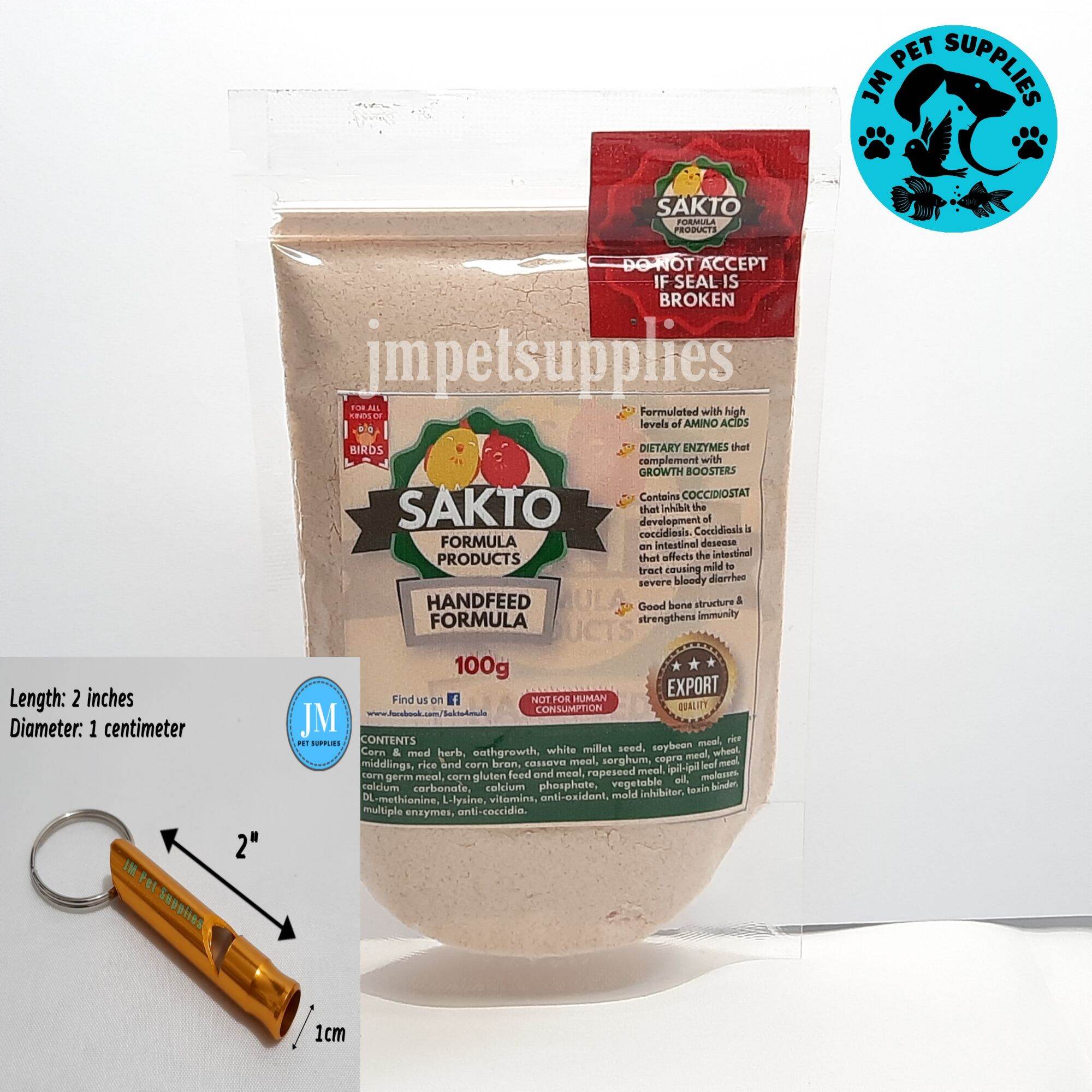 Sakto Formula (Handfeed) - 100 grams w/ whistle | Lazada PH