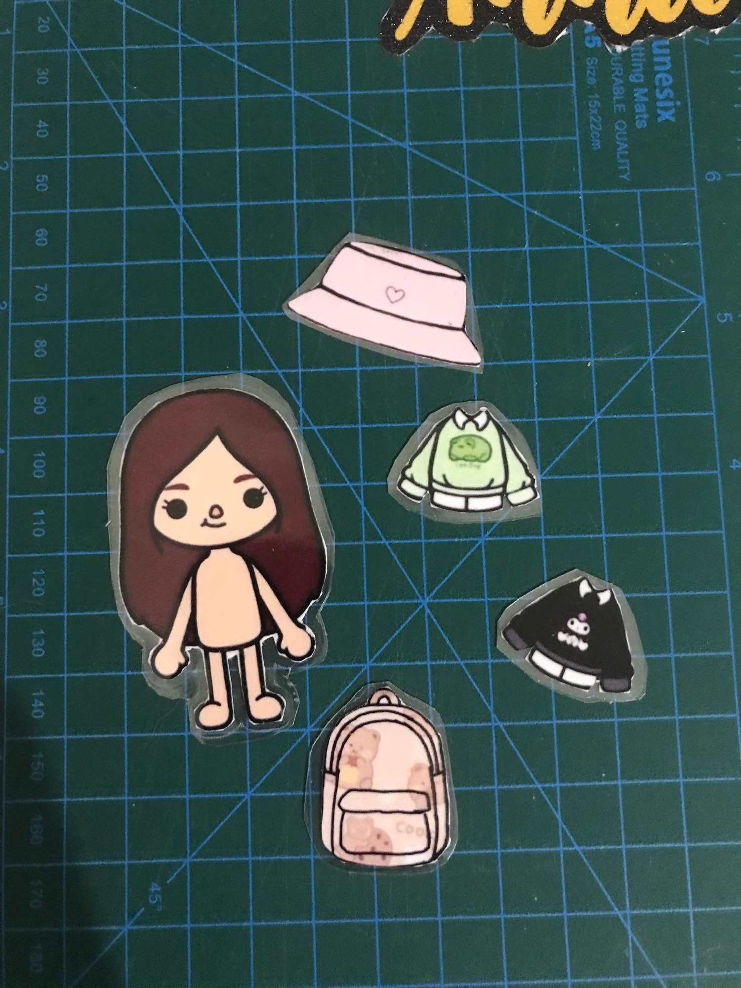 Mini Toca Boca Paper Doll Set (Laminated 125mic) | Lazada PH
