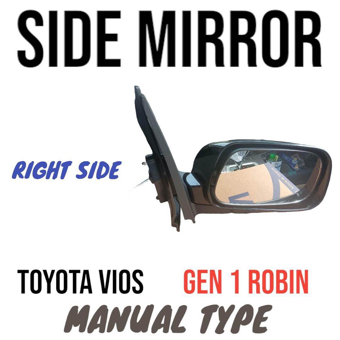 side mirror Toyota vios gen 1 robin Toyota vios 2001 2002 2003 2004 ...