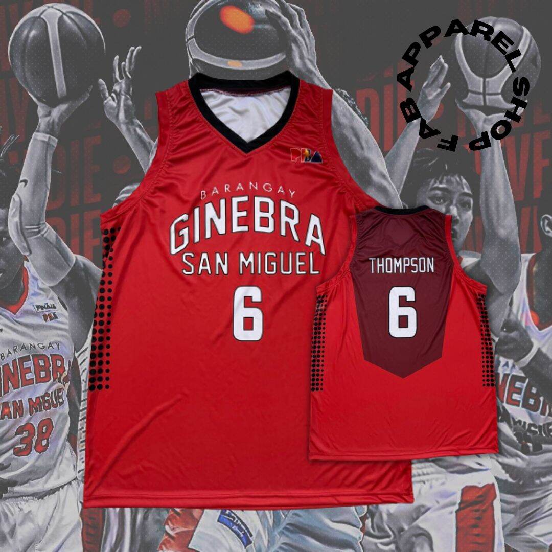 FABS APPAREL FULL SUBLIMATION PBA GINEBRA JERSEY THOMPSON JERSEY SANDO ...