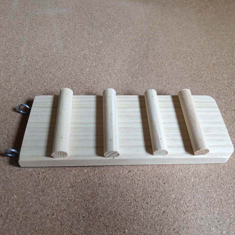 Hamster 60 Basic Cage Fence Platform Springboard Ladder Solid Wood Two ...