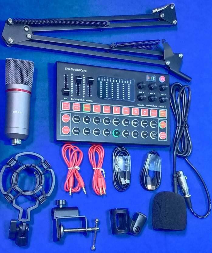 M9 giant sound card w/ bm800 mic condenser | Lazada PH