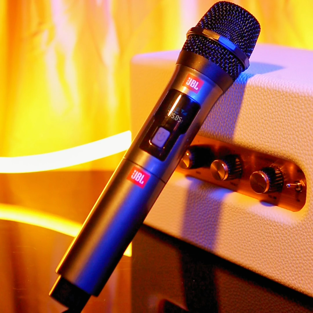 JBL/RAYHAYES Wireless Microphone Dual Handheld HD Mike with Receiver ...