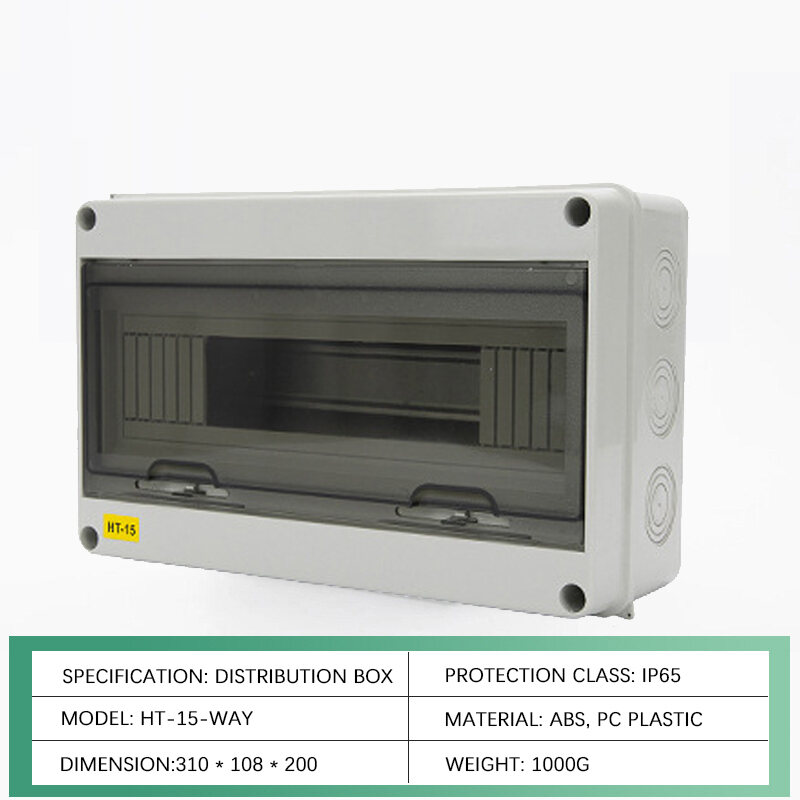 5-way 8-way 12-way electrical circuit breaker box waterproof ip65 ...