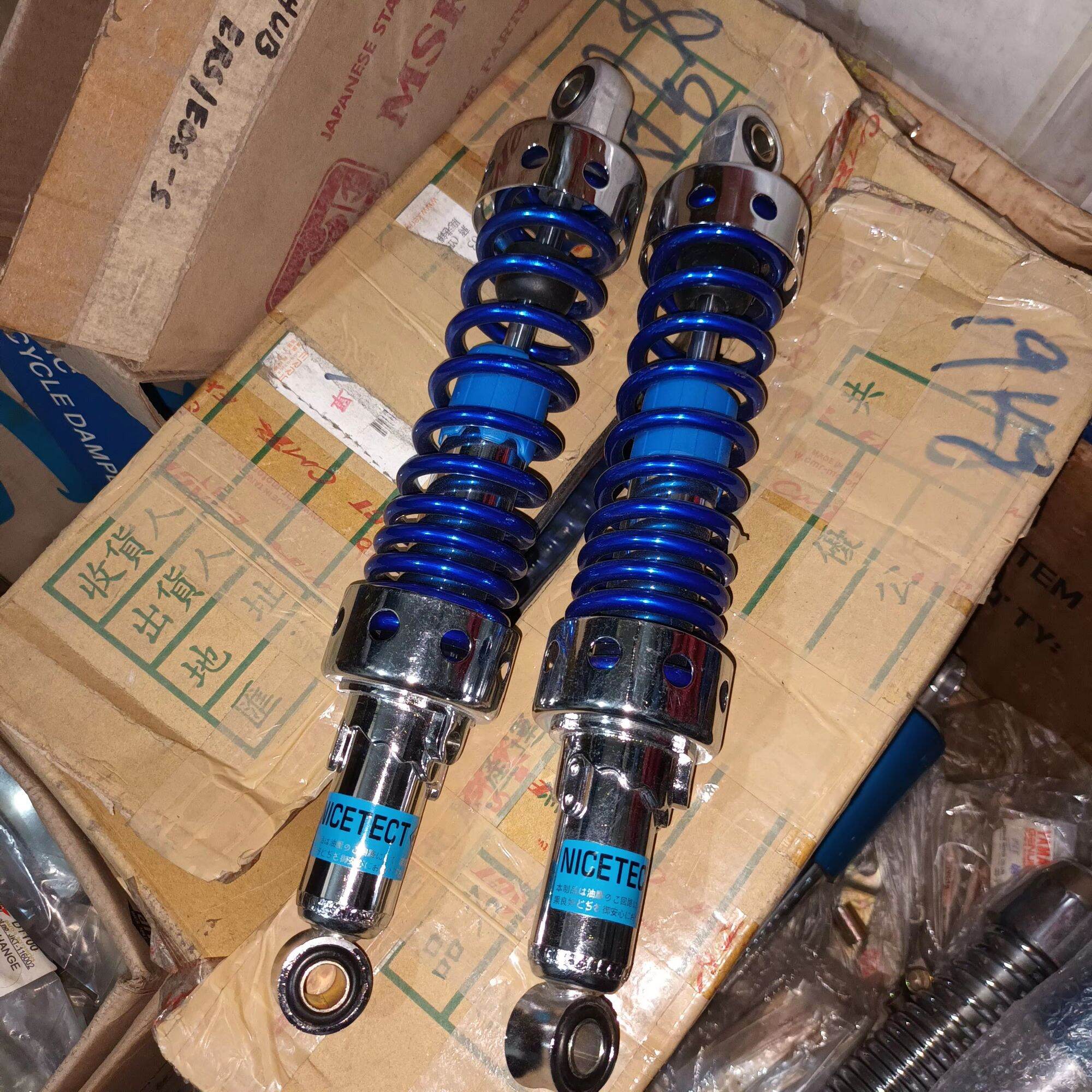 SUZUKI X3 100 | SUZUKI X4 125 - REAR SHOCK ABSORBER COLOR: CHROME ...