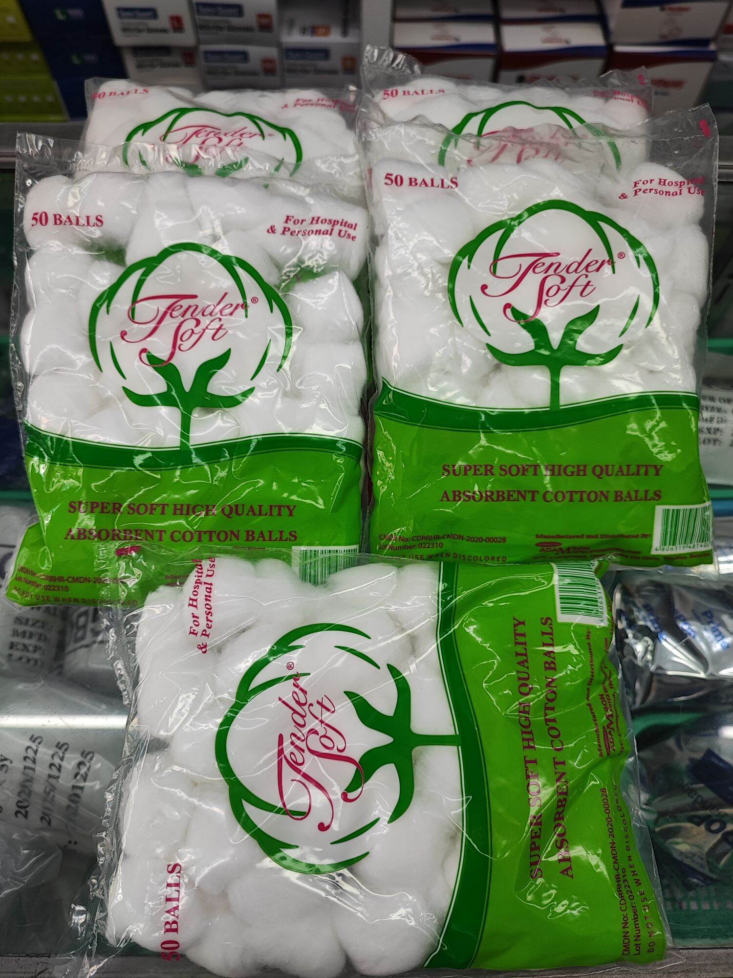 Cotton Balls - 50 Balls (Tender Soft) | Lazada PH