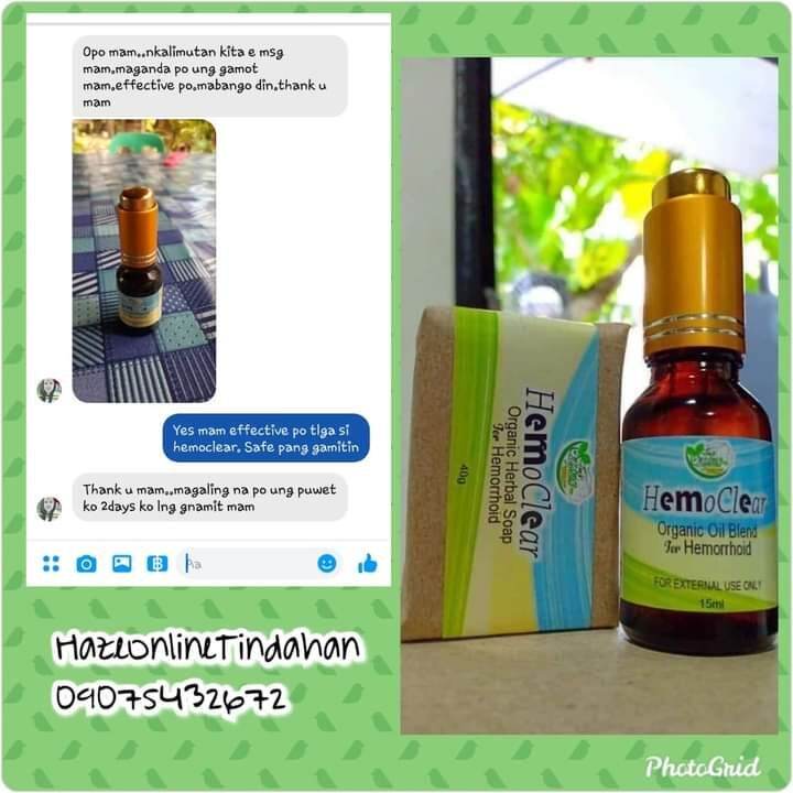 Anti Almoranas Cure sa dumudugong pwetpu. Hemo Clear set by Pretty Tins ...