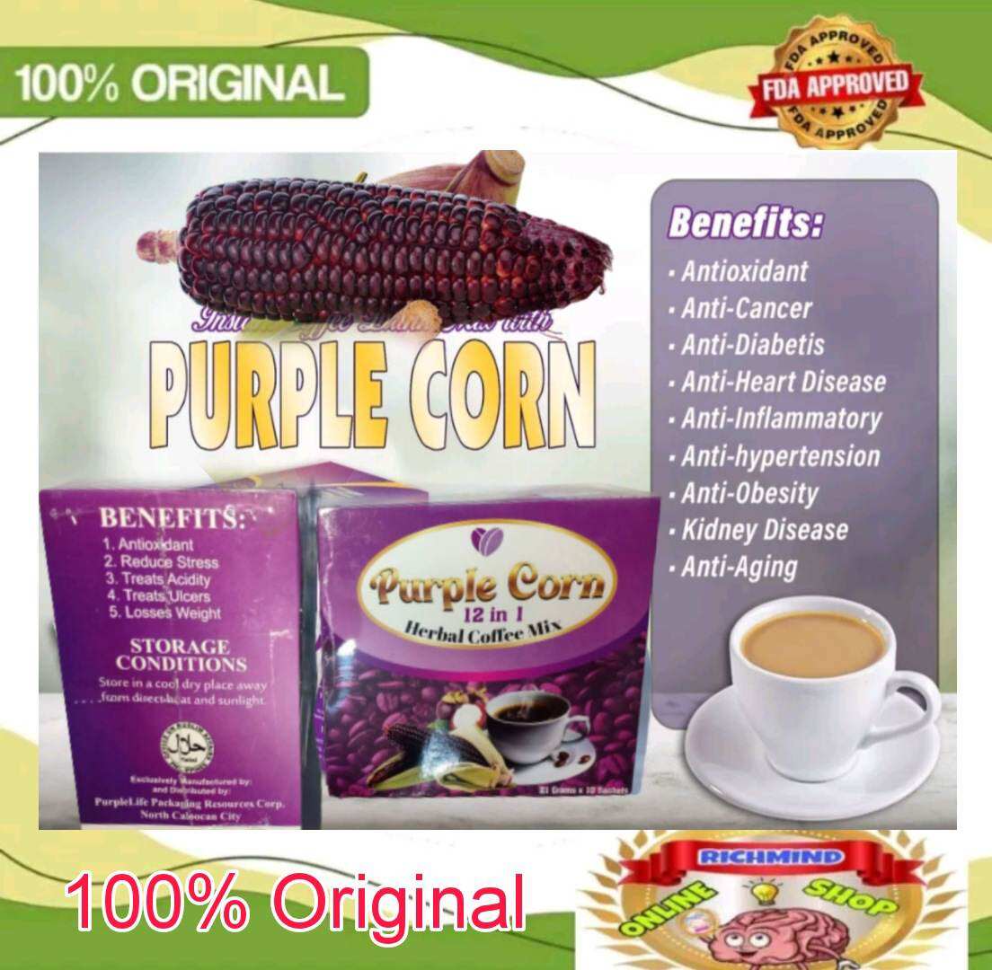 Purple corn coffee herbal coffee | Lazada PH