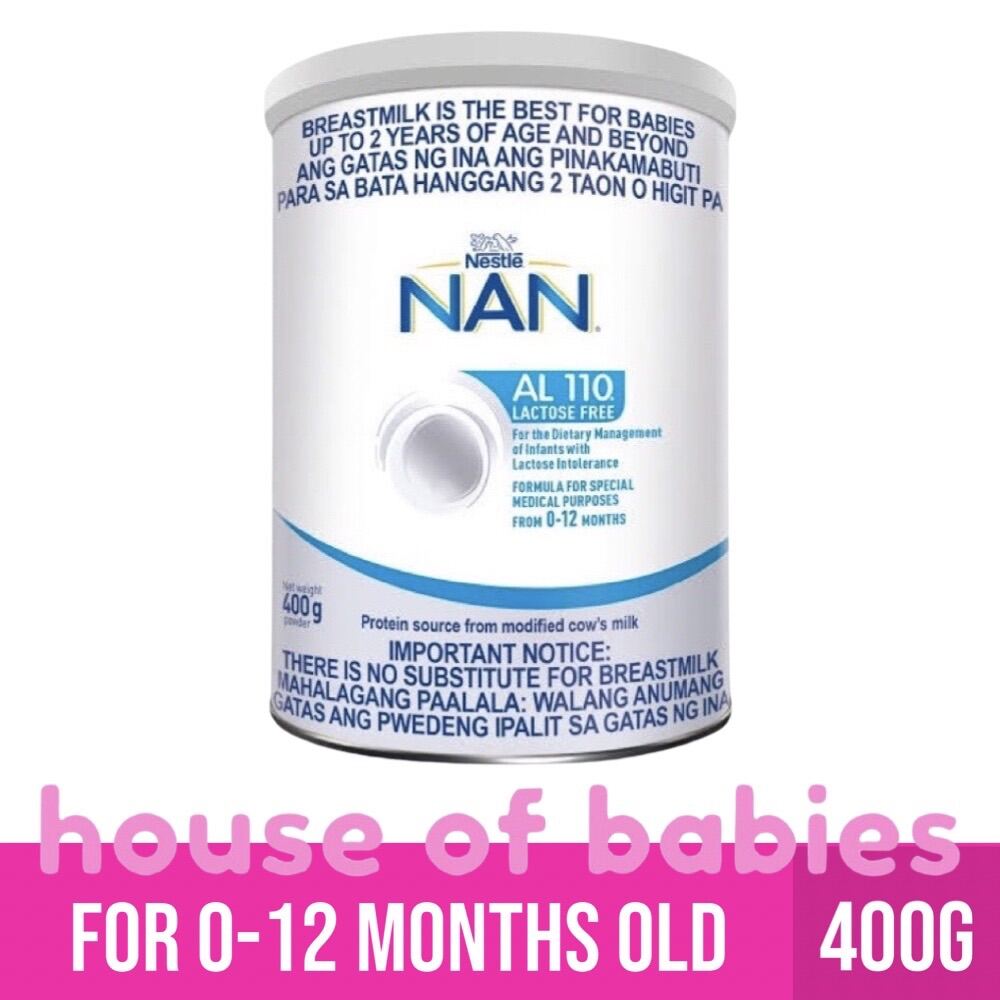 NESTLÉ NAN AL 110 400g 0-12 Months Old Infant Formula | Lazada PH