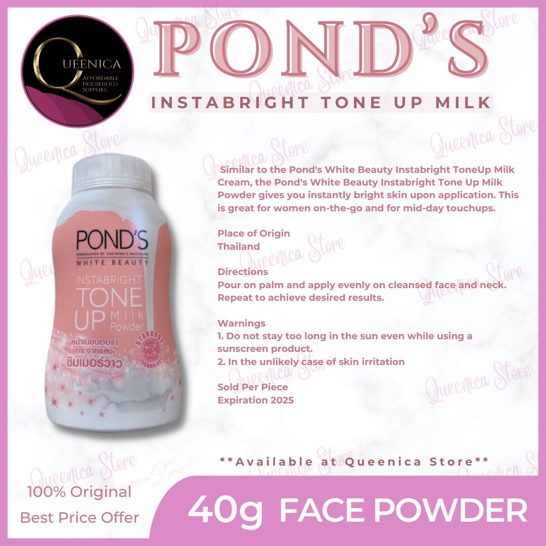 PONDS White Beauty InstaBright Tone Up Powder 40g | Lazada PH