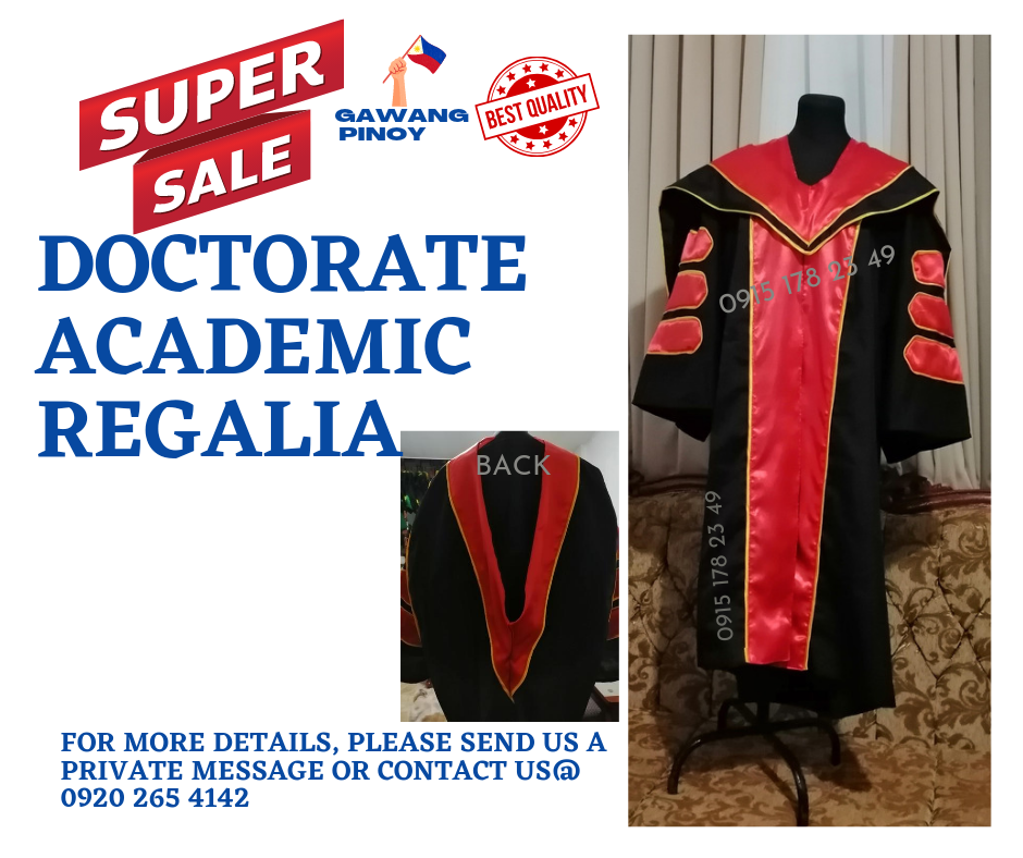 doctorate academic regalia graduation Toga for sale | Lazada PH