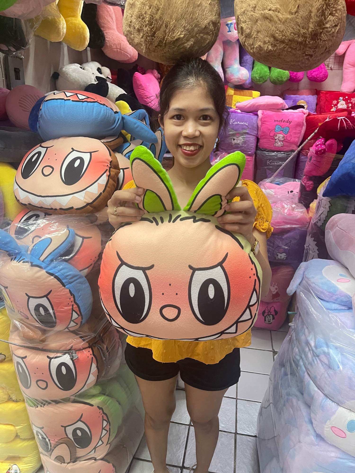 Labubu Character Face Pillow | Lazada PH