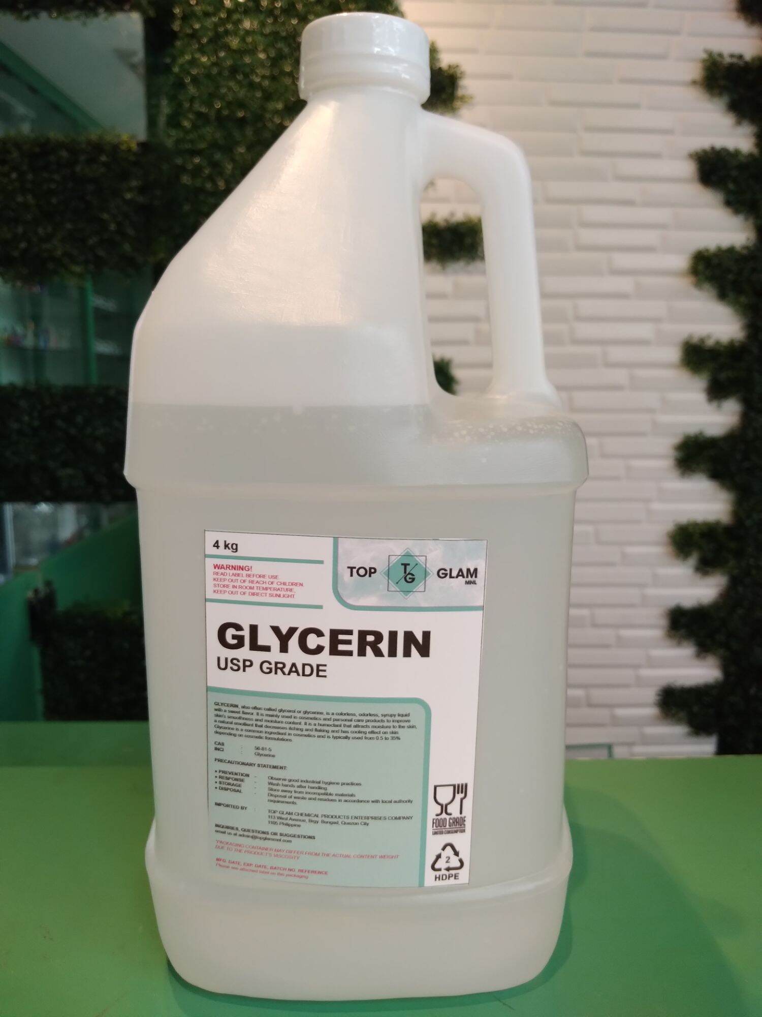 Glycerine USP Grade 4kg Gallon | Lazada PH