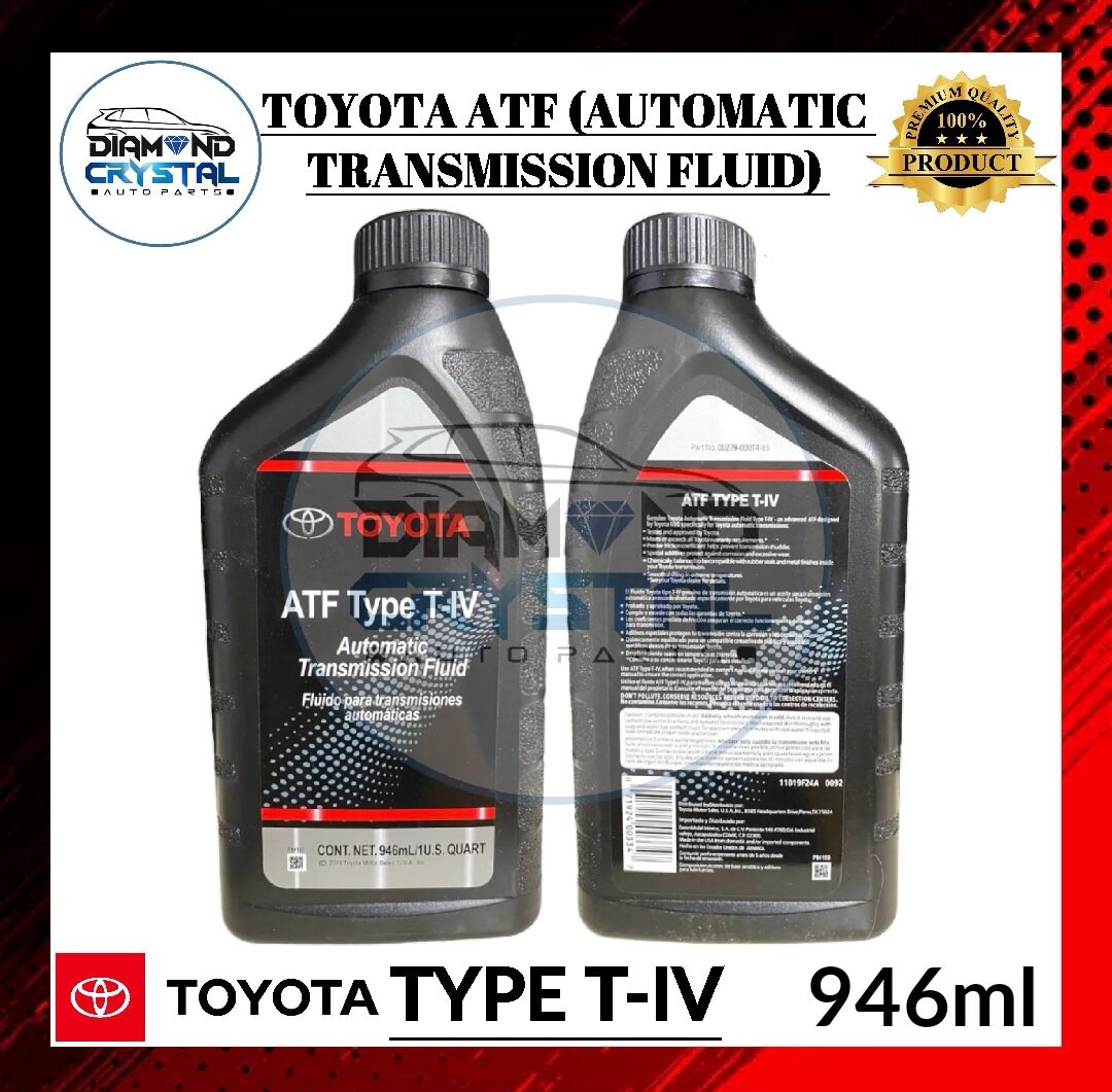 TOYOTA ATF T-IV (AUTOMATIC TRANSMISSION FLUID) 946ml "TOYOTA GENUINE ...