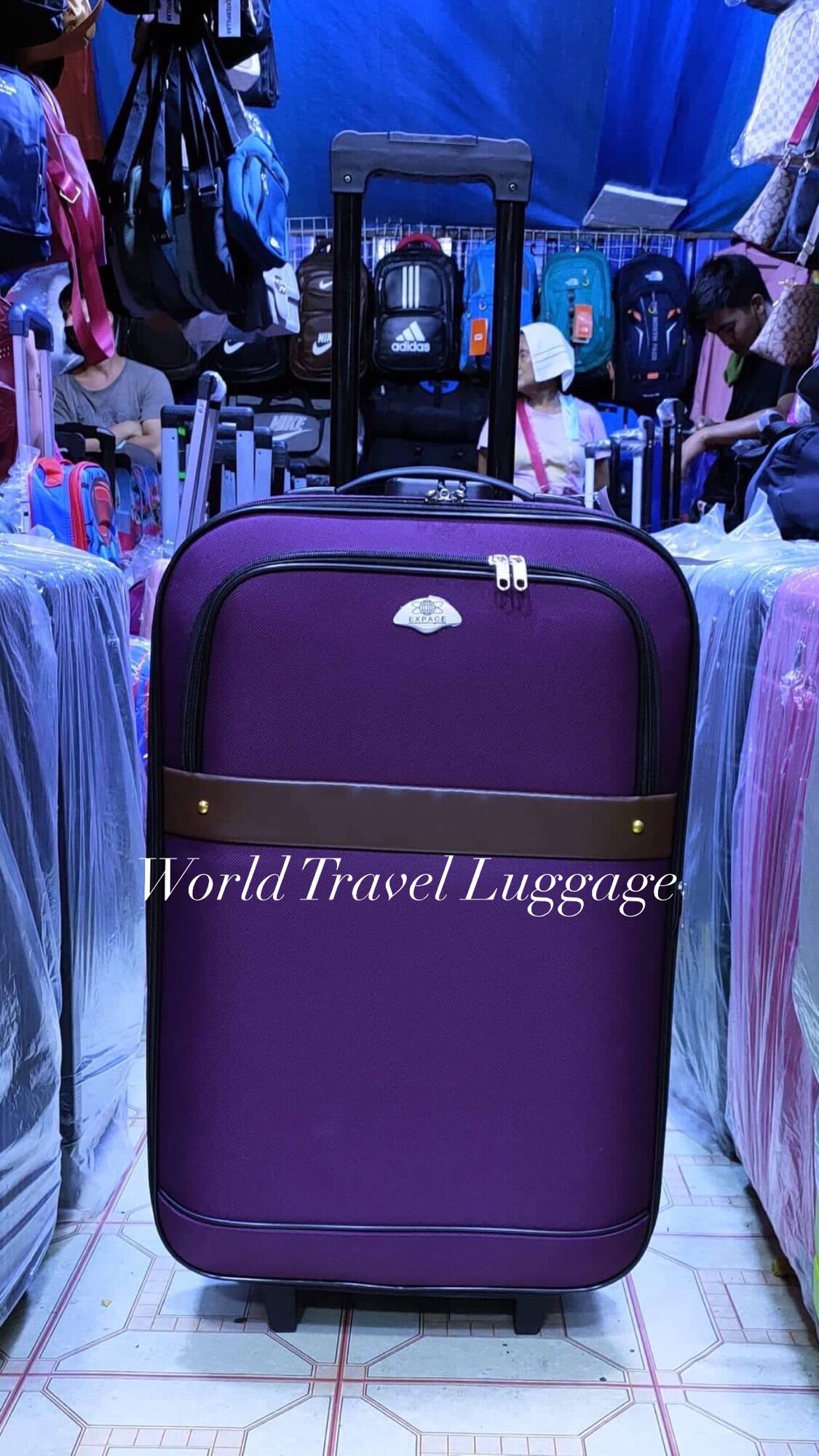 Large Luggage Maleta Tela 2 Wheels 360 rotation | Lazada PH