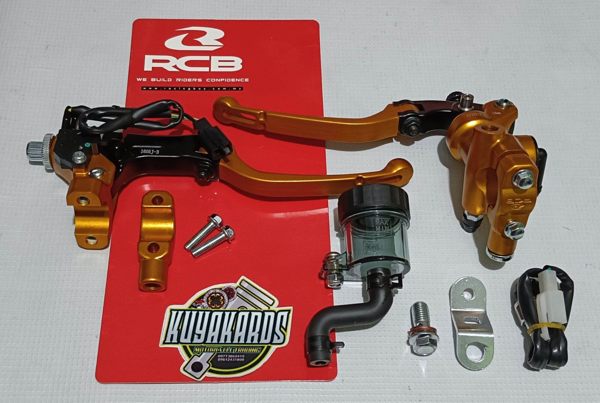 RCB S1 FORGE 14MM MASTER LEVER AND CLUTCH/BRAKE LEFT LEVER SET | Lazada PH